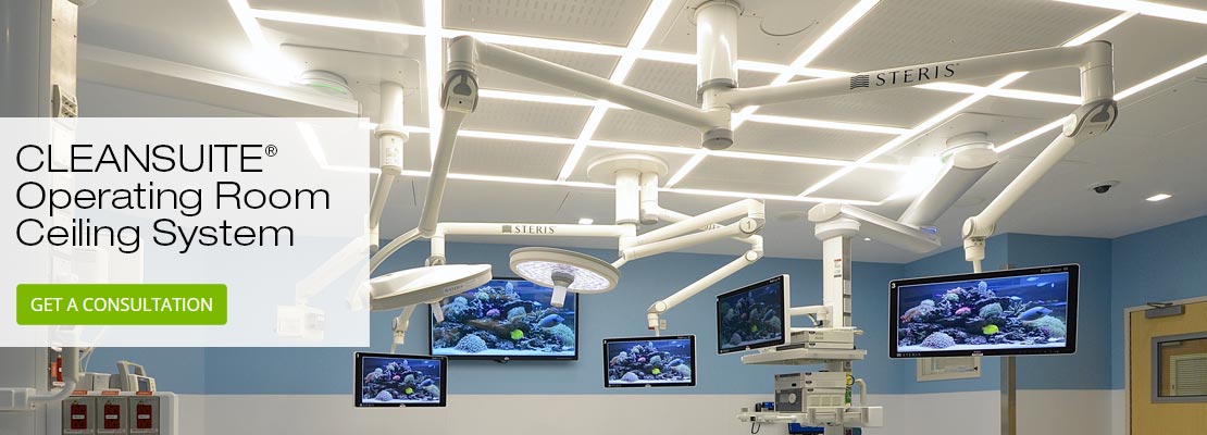 CLEANSUITE - OR Cleanroom Ceiling System | OR Ceiling System | STERIS