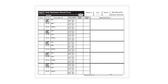 Sterilization Record Keeping | Sterilization Log Sheets | STERIS Sterilization Record Keeping | Sterilization Log Sheets | STERIS