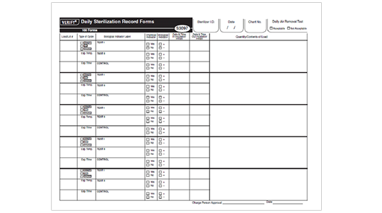 Cycle Log Forms | STERIS